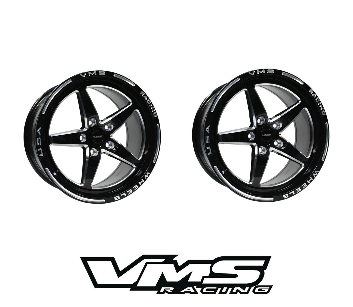 Rims With Star Logo 1:24 Hayashi Techno Racing TV R 15" Wheels And