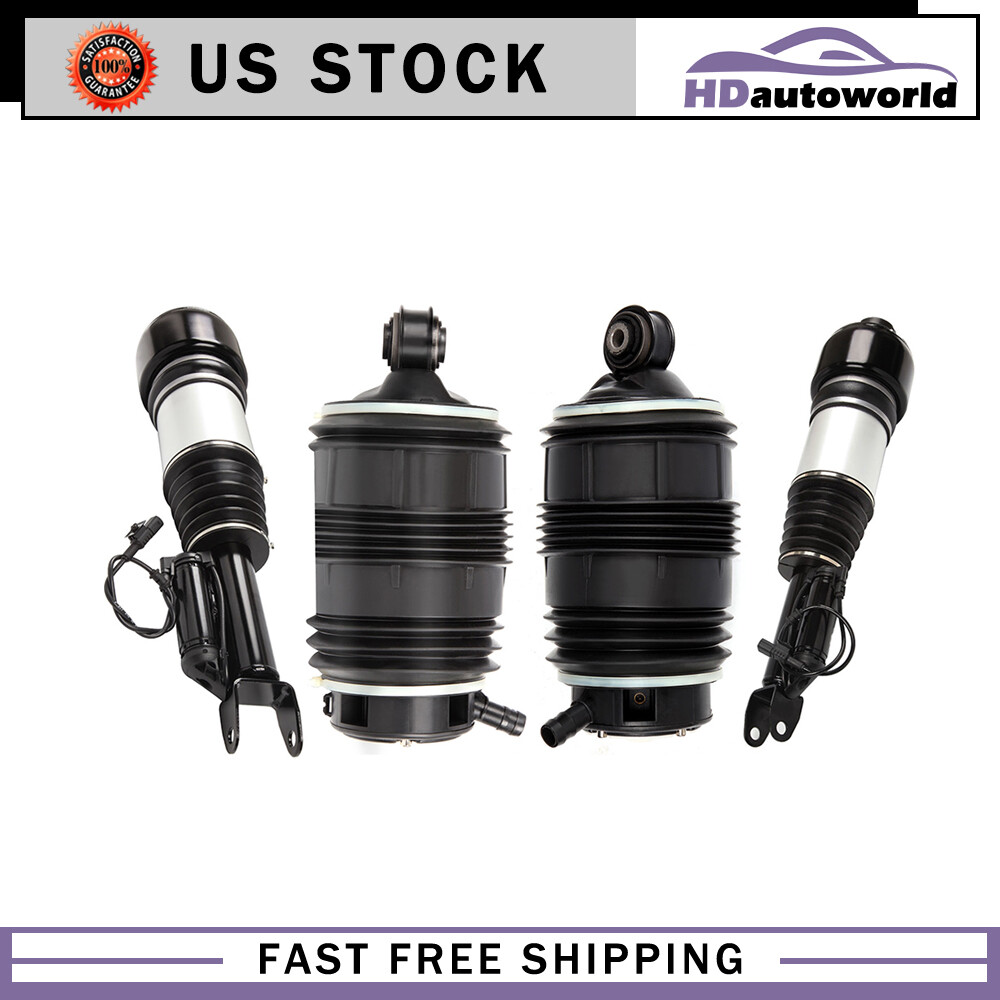 4PCS Front Rear Air Suspension Strut For Mercedes W211 E320 E350 E500 ...