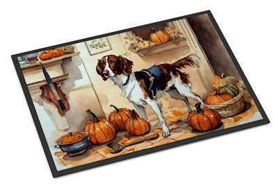 Brittany Fall Kitchen Pumpkins Indoor or Outdoor Mat 18x27 DAC1754MAT ...
