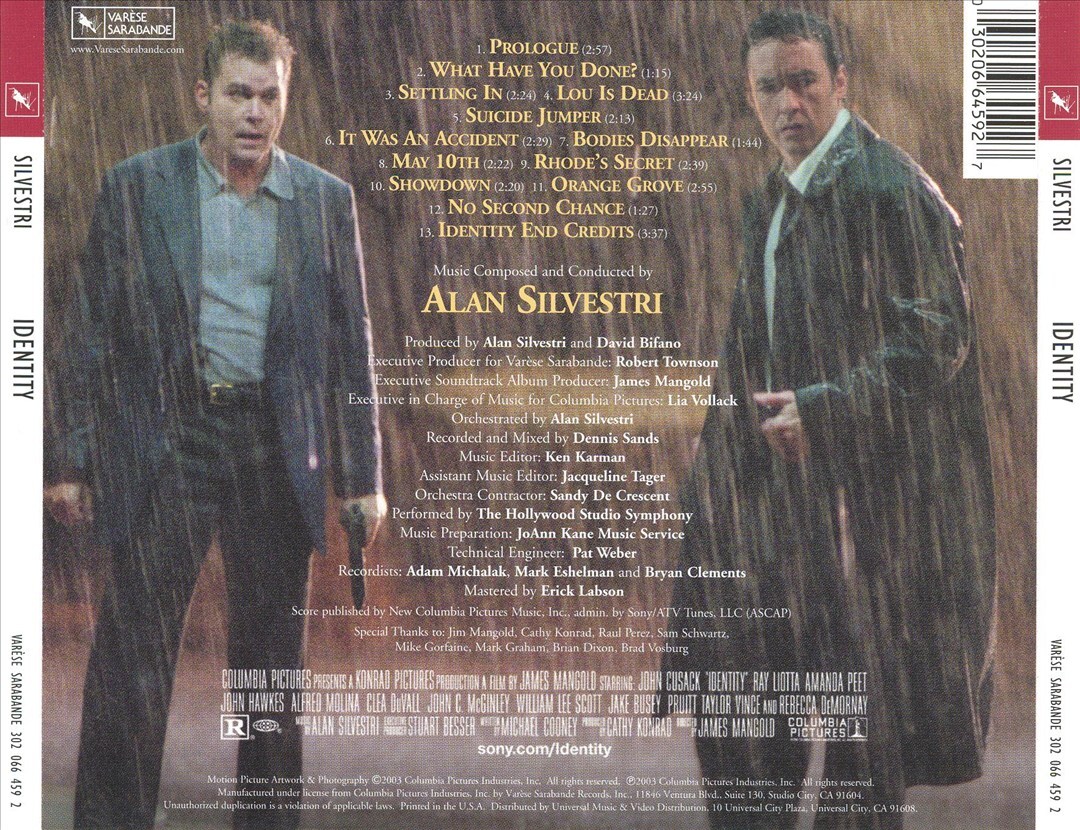 Alan Silvestri Filmography