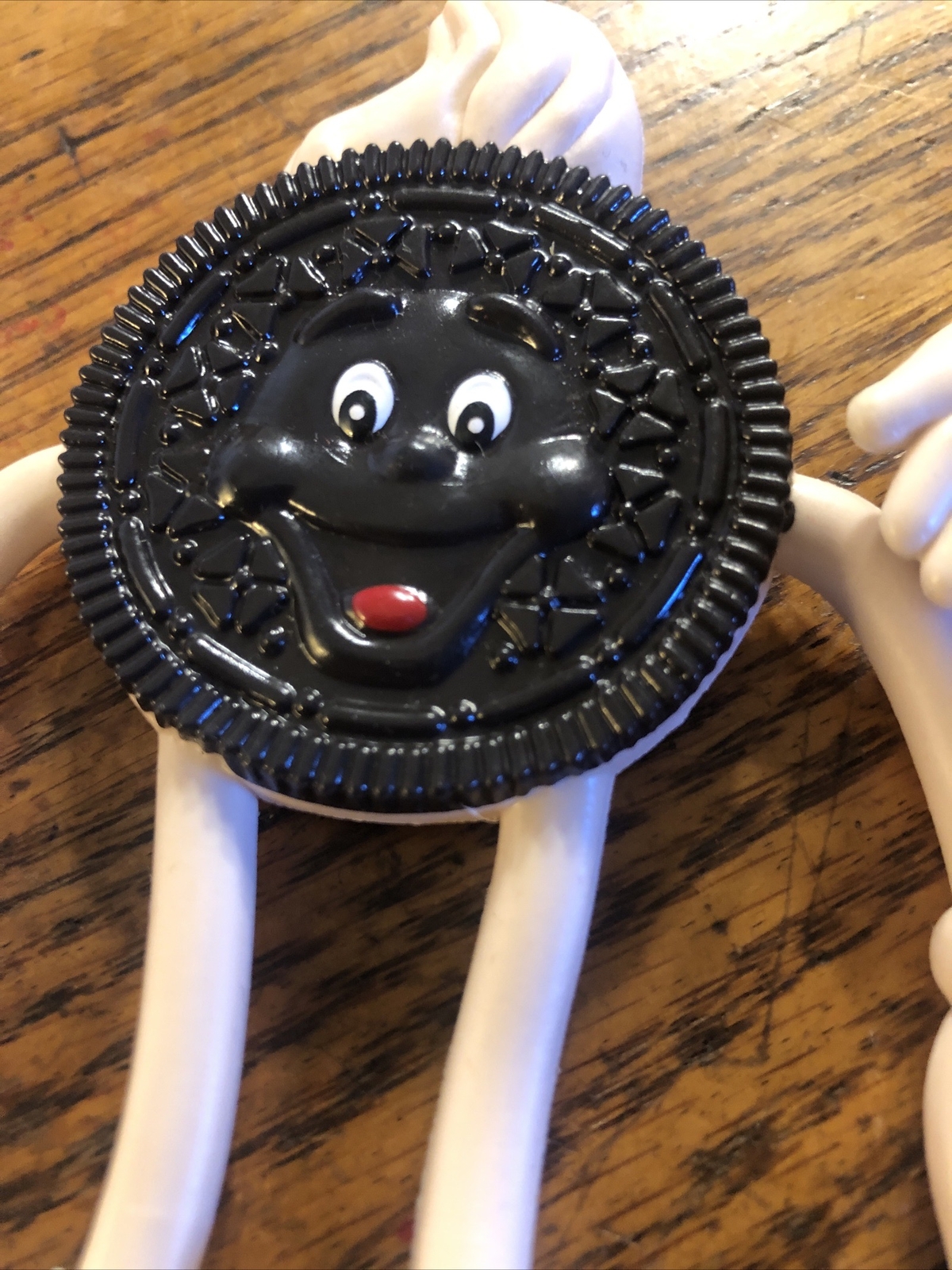 Nabisco Oreo Cookie Character Man Bendable Hug Vintage Rubber Toy 4.5 ...