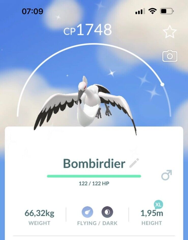 Shiny Bombirdier trade 1 MiIlion Stardust - Read Description | eBay