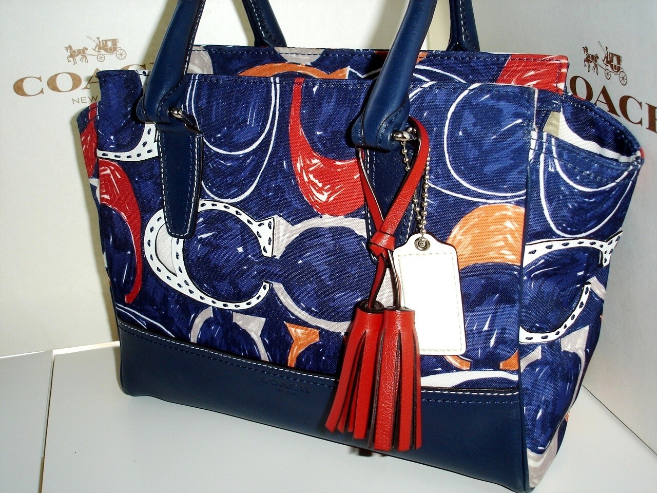 Coach Legacy Heritage Signature Candace Carryall Satc… - Gem