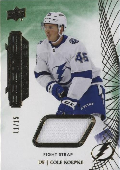 2022-23 Upper Deck Premier - Rookies Cole Koepke #110 Fight Strap /15 (MEM, RC) for sale online ...