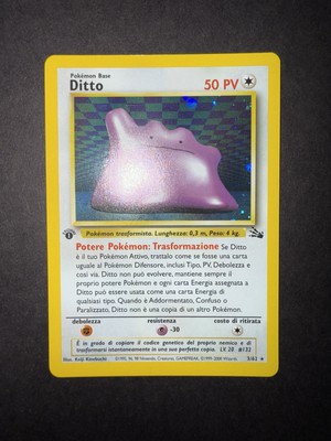 Ditto Holo 1 Edizione 3/62 Italiano Set Fossil 2000. | eBay