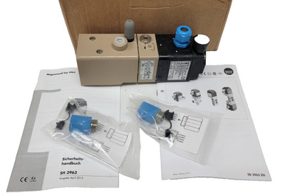 New Samson 3963 Solenoid Valve 3300 0071 0111 01000 24VDC, NEMA 4X ...