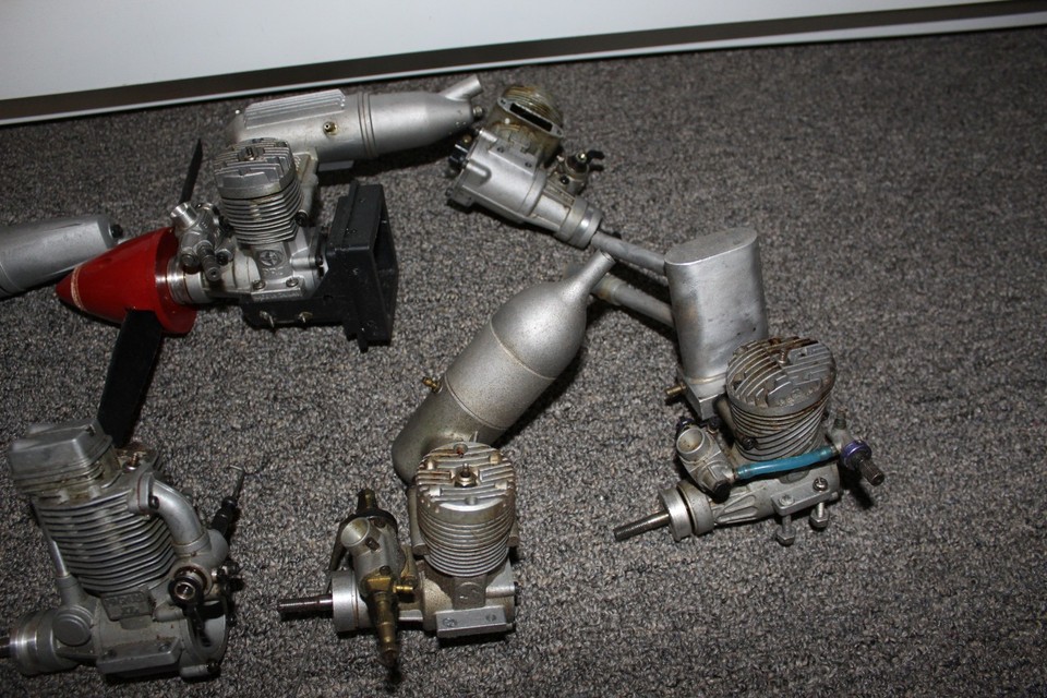 Assorted RC airplane parts / 7 NITRO ENGINES | eBay