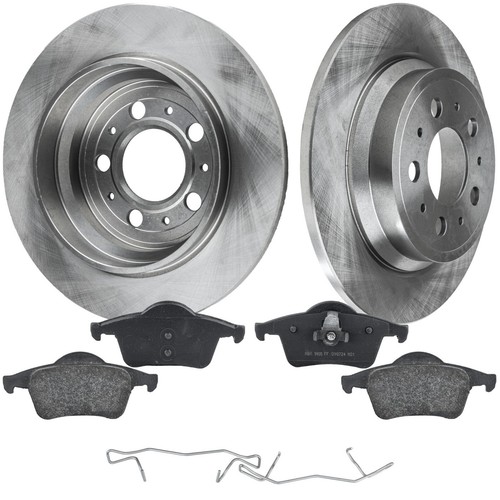 Rear Brake Disc Rotors and Pads Kit for Volvo S60 V70 XC70 S80 1999 ...