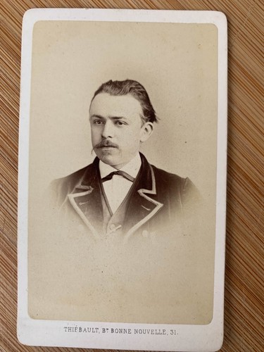 Photo Carte de Visite CDV Portrait homme 1860 Thiebault Paris | eBay