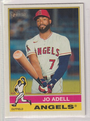 2025 Topps Heritage #434 Jo Adell SP - California Angels - 670🔥⚾🔥 | eBay