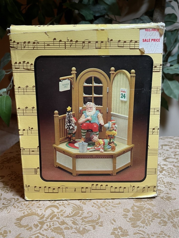 Enesco 1991 Santa’s Busy Office Animated Multi Action Music Box | eBay