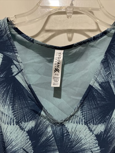NEW KYODAN Outdoor Collection Blue Beachy Stretchy Drawstring Dress ...