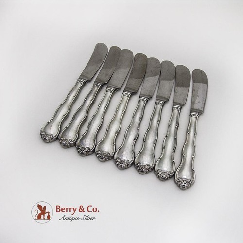 Gorham 8 Rondo Butter Spreader Knives Set Sterling Silver 1951 | eBay