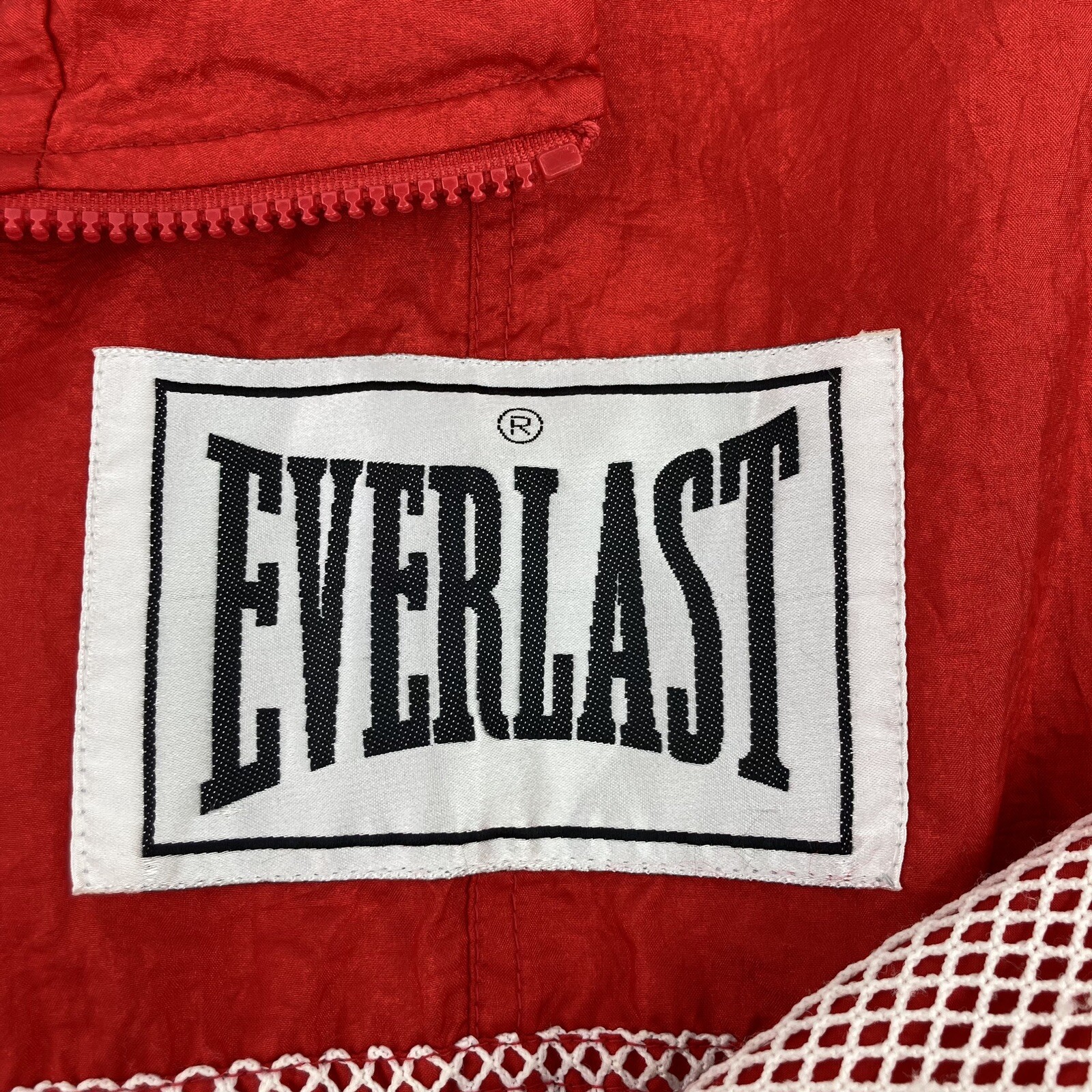 Rare Vintage Everlast Red Mesh Womans Track Suit Boxi… - Gem