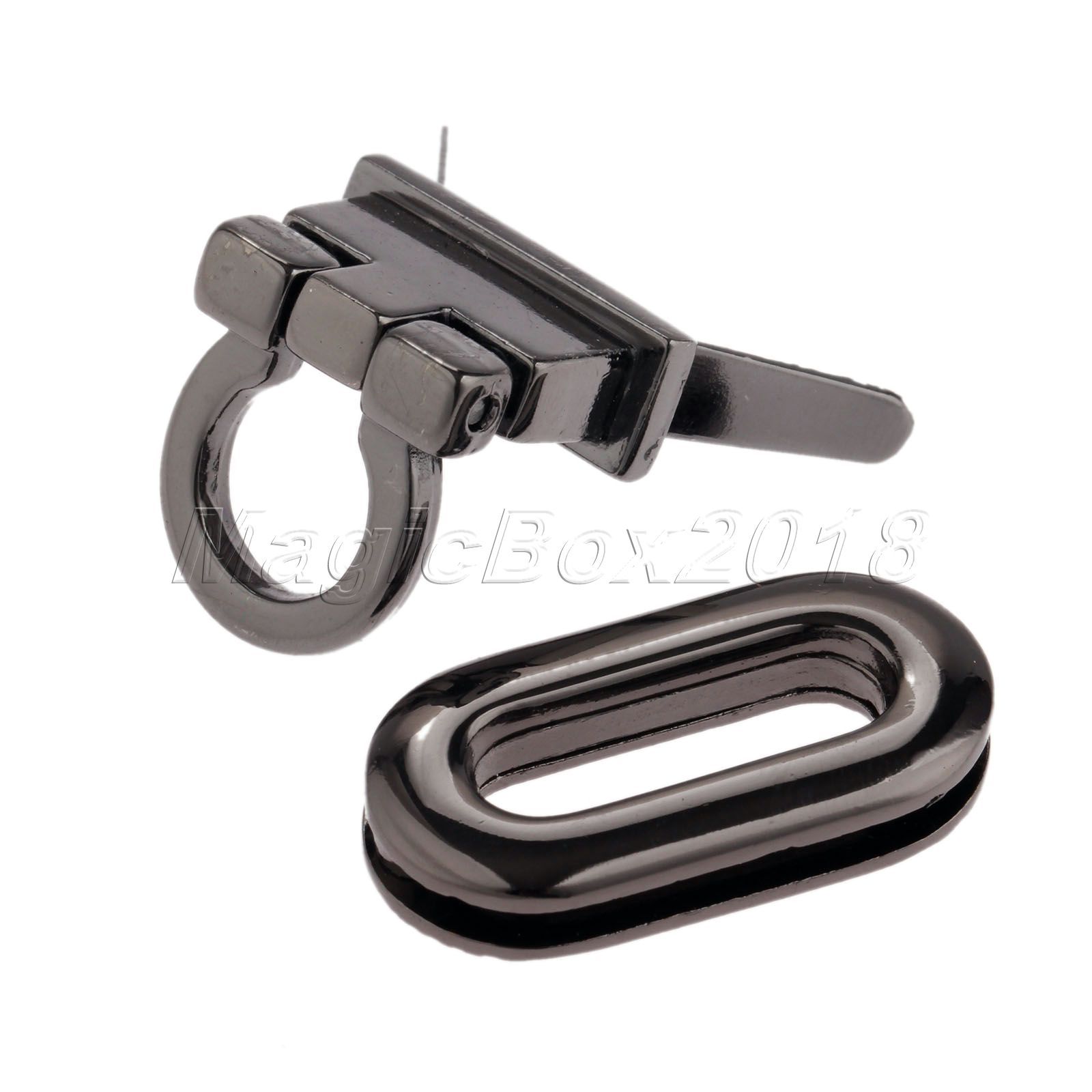 1 Set Metal Bag Clasp Turn Twist Lock for DIY Handbag Craft Purse Parts ...