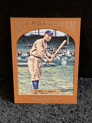 Ty Cobb 2011 Topps Gypsy Queen Framed /999 Detroit Tigers HOF | eBay
