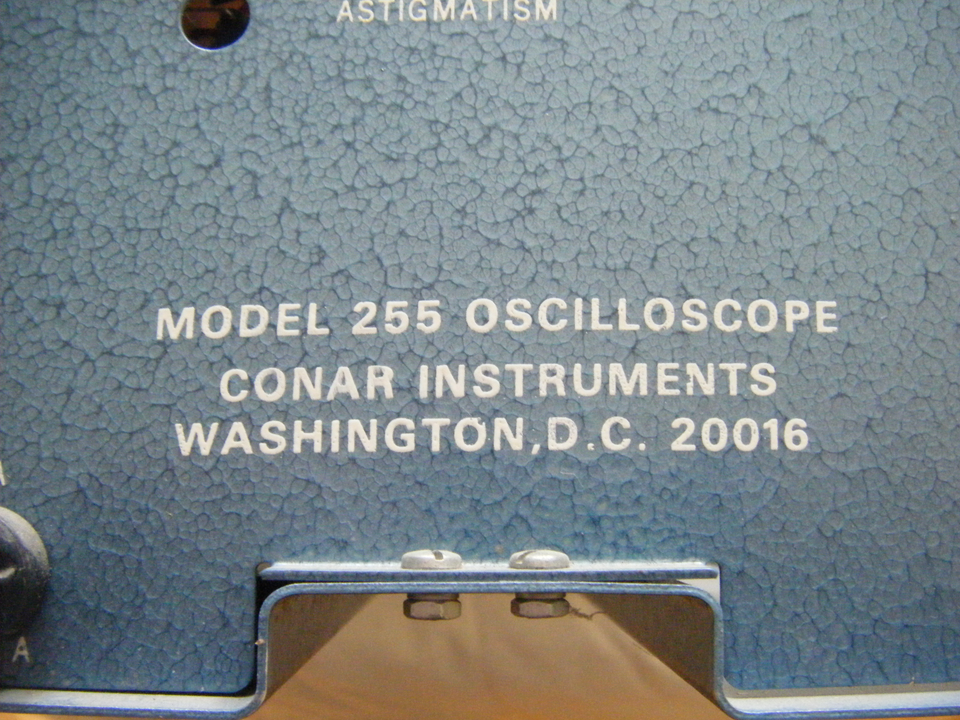 VINTAGE NRI CONAR MODEL 255 OSCILLOSCOPE | eBay