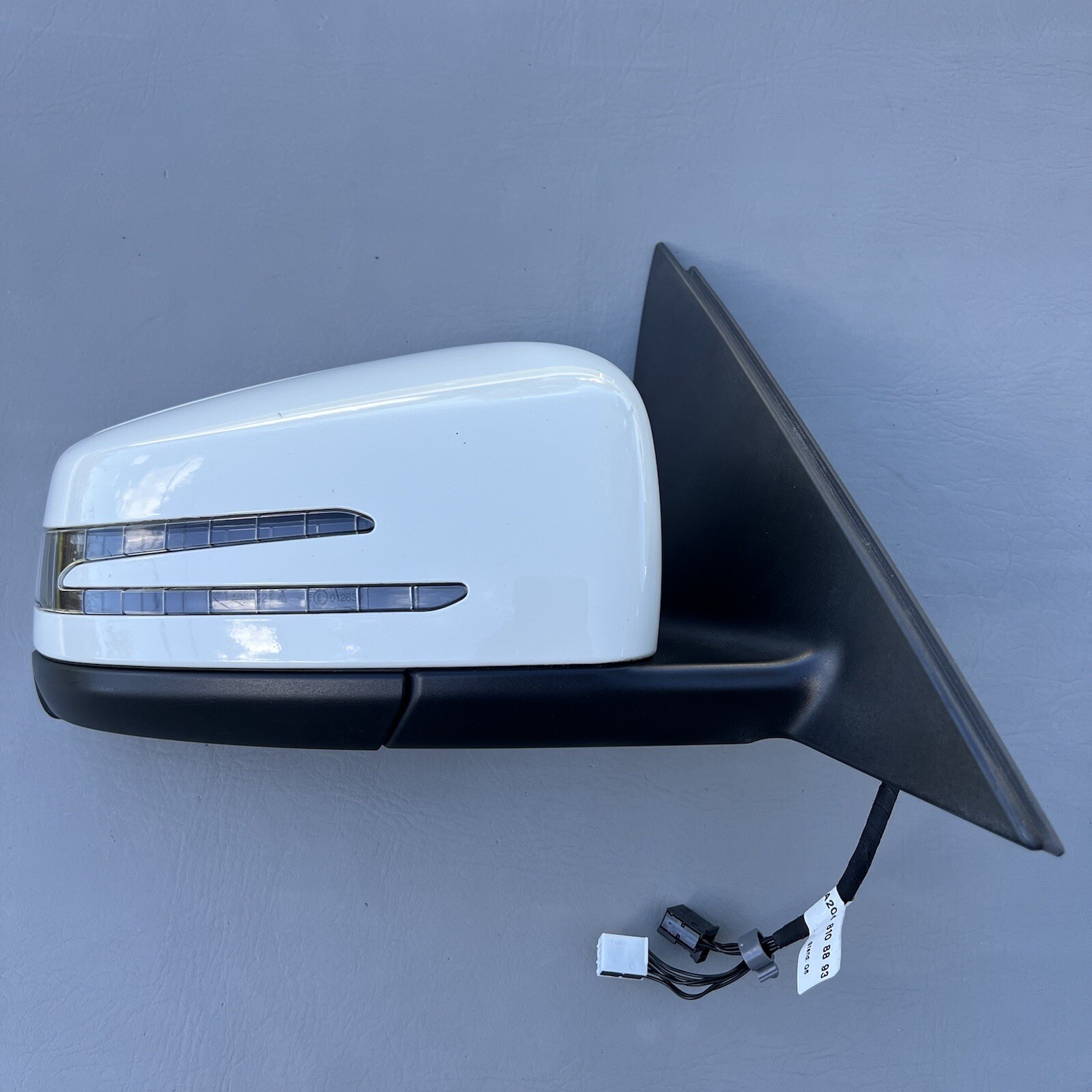 12-14 MERCEDES-BENZ C250 RIGHT PASSENGER SIDE VIEW DOOR MIRROR WHITE ...