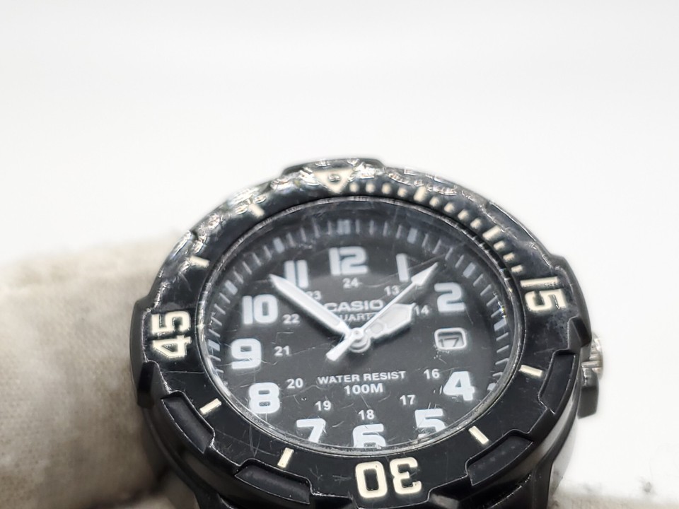 CASIO 3363 LRW-200H Black Tone Quartz Analog Watch New Battery 32mm | eBay