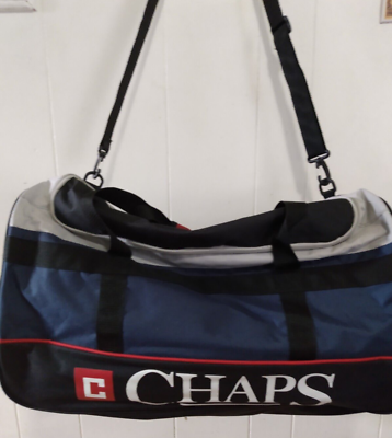 CHAPS Logo RL LARGE DUFFLE Gym TRAVEL Bag Suitcase 26x12x13 | eBay