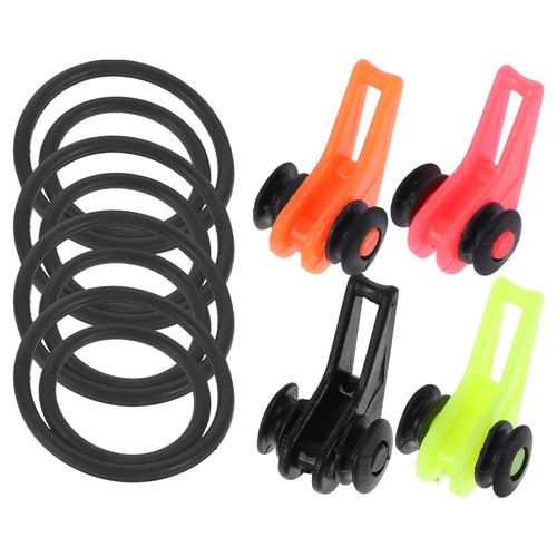4pcs Fishing Pole Small Fishing Tools Rubber Rings Fish Hook Keeper | eBay