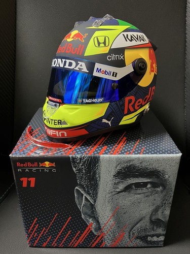 Schuberth 1/2 Scale Helmet 2021 Red Bull Honda F1 Sergio Perez with box ...