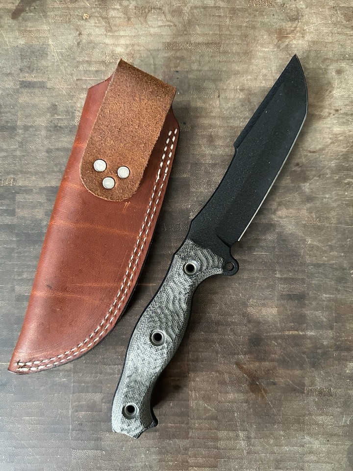 BUSSE Combat Knife Company P&L STATEMENT Black 5.5” INFI Blade w/ Gray ...