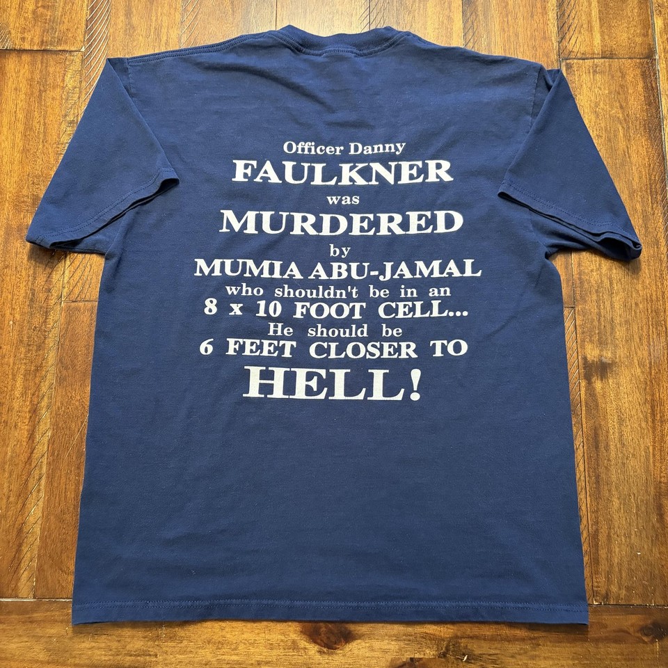 Vintage Daniel Faulkner Memorial Shirt L Philadelphia Police Graphic ...