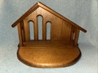 Nativity Creche Stable Only Rustic Wood Christmas Stable Barn 14” X 8. ...