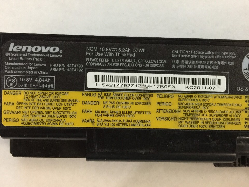 OEM Lenovo ThinkPad L420 L510 L520 L412 SL510 T410 T510 T520 W510 ...