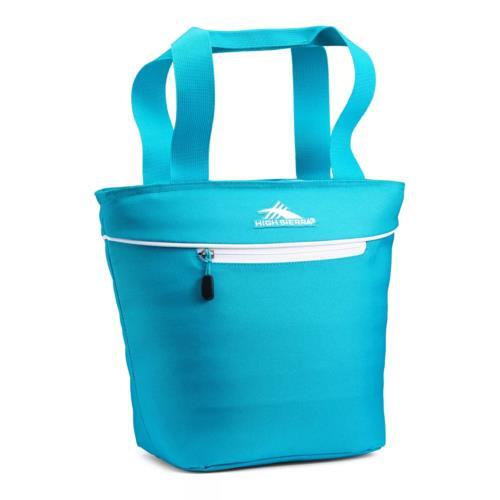 HIGH SIERRA LUNCH TOTE INSULATED ID TAG BEVERAGE POCKET BLUEBIRD WHITE ...