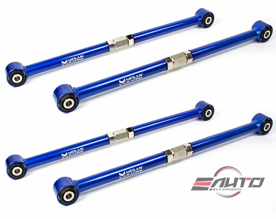 MEGAN 4pc Rear Trailing Toe +Camber Control Arm for Mini R55 R56 R58 ...