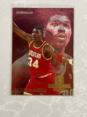 1994-95 Fleer NBA Hakeem Olajuwon Career Achievement Award #3 Houston ...