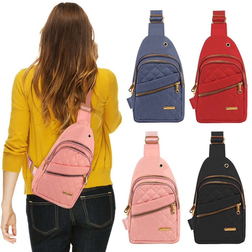 Womens Waterproof Cross Body Bag Ladies Handbag Shoulder Bag Purse ...