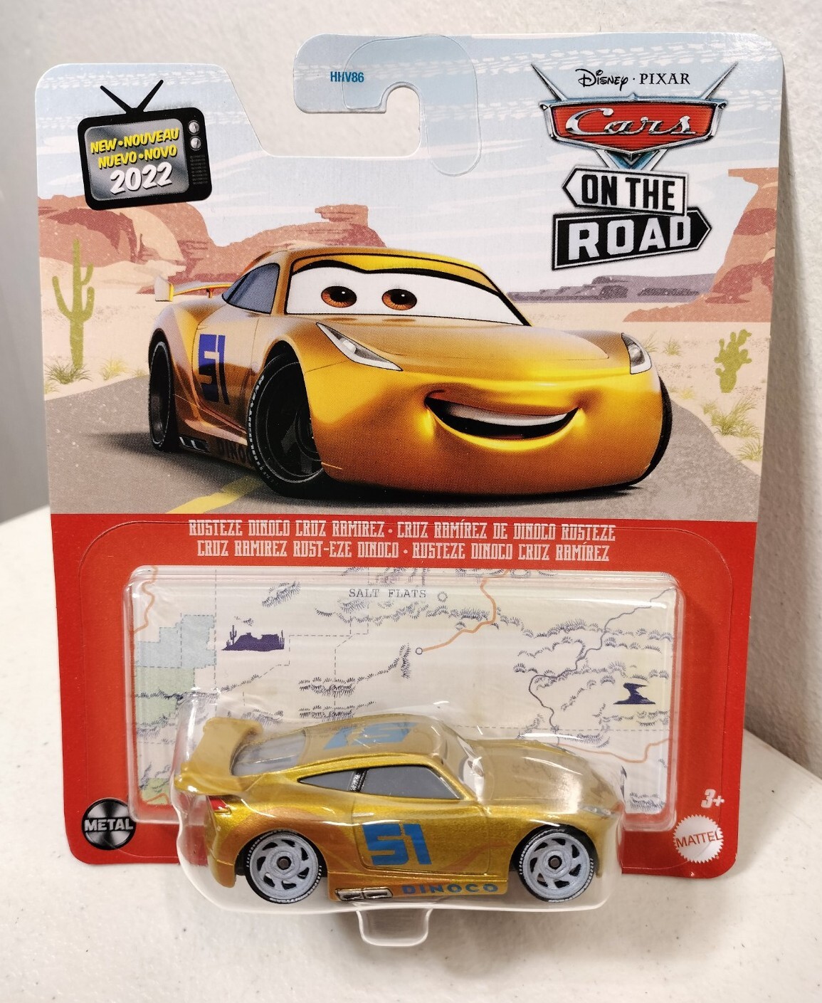 ++ 2023 Disney Pixar Cars On The Road - Rusteze Dinoco Cruz Ramirez