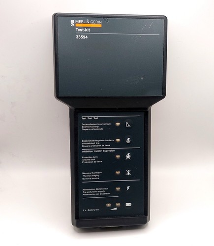 Merlin GERIN Test-kit 33594 W/ 48155-343-50 Test Cable for sale online ...