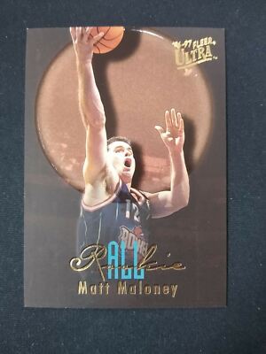 1996-97 Fleer Ultra All Rookie #9 MATT MALONEY Houston Rockets *CT16 | eBay