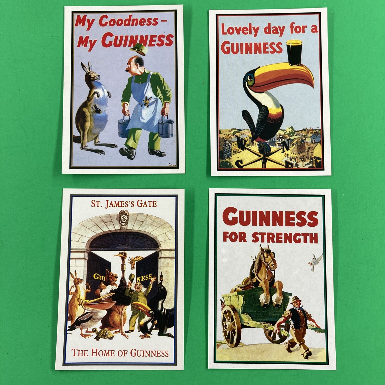 Lot C of 4 Guinness Postcard Official Guinness Merchandise No ...