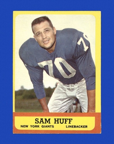 1963 Topps Set-Break # 59 Sam Huff EX-EXMINT *GMCARDS* | eBay