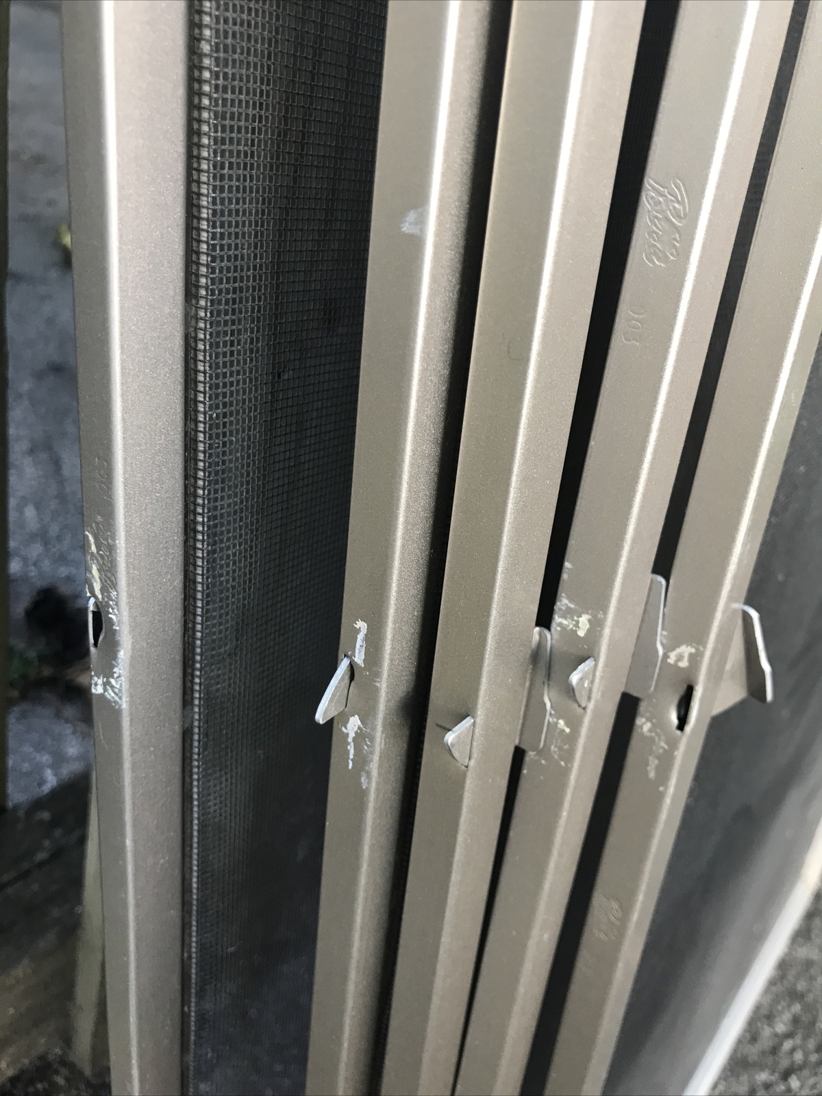 1 PELLA PROLINE CASEMENT WINDOW SCREEN 20 1/2x36 1/8 Champagne Color | eBay