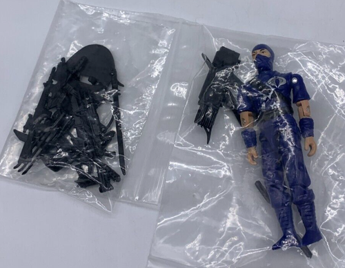 GI Joe Black Major Custom Cobalt Blue Storm Shadow Ninja Viper ARAH OG ...
