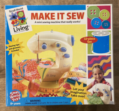 Make it Sew Mini Sewing Machine - Small World Toys Used | eBay