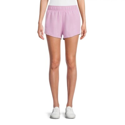 Women Athletic Works Mauve (Lilac) Running Shorts 5" Inseam w/Liner 3XL ...
