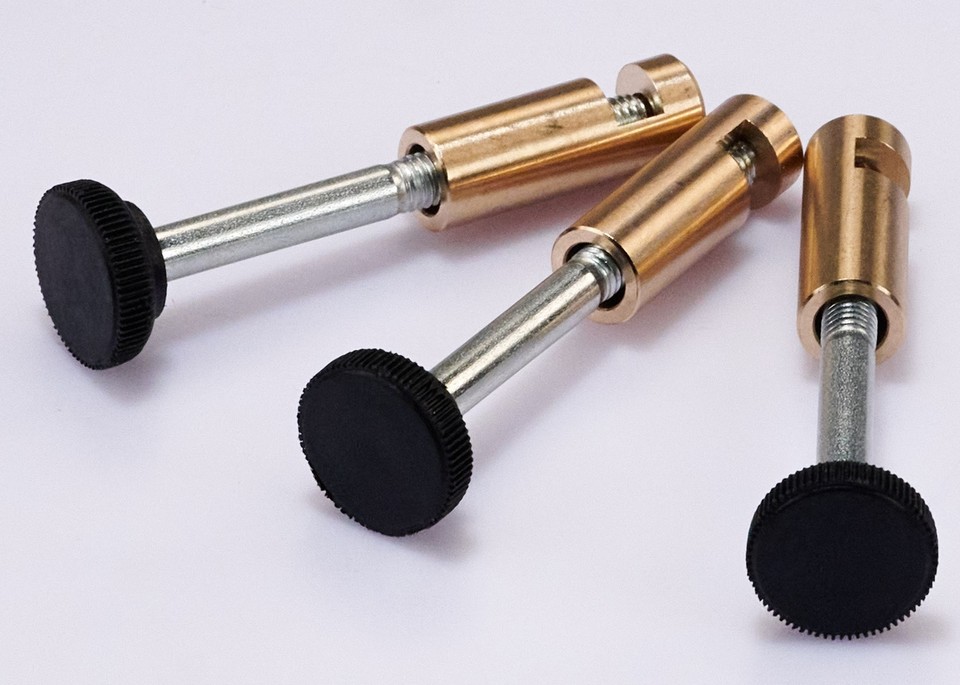 3x Clock Movement Clamp Legs Support Stands Holder Clockmakers Repair ...