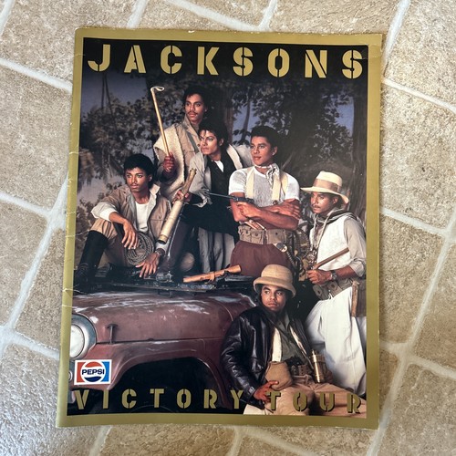 THE JACKSONS VICTORY TOUR 1984 Official Concert Program Jackson 5 King ...