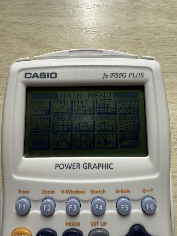 Casio Power Graphic Calculator fx-9750G Plus w/ Cover Case Green ...