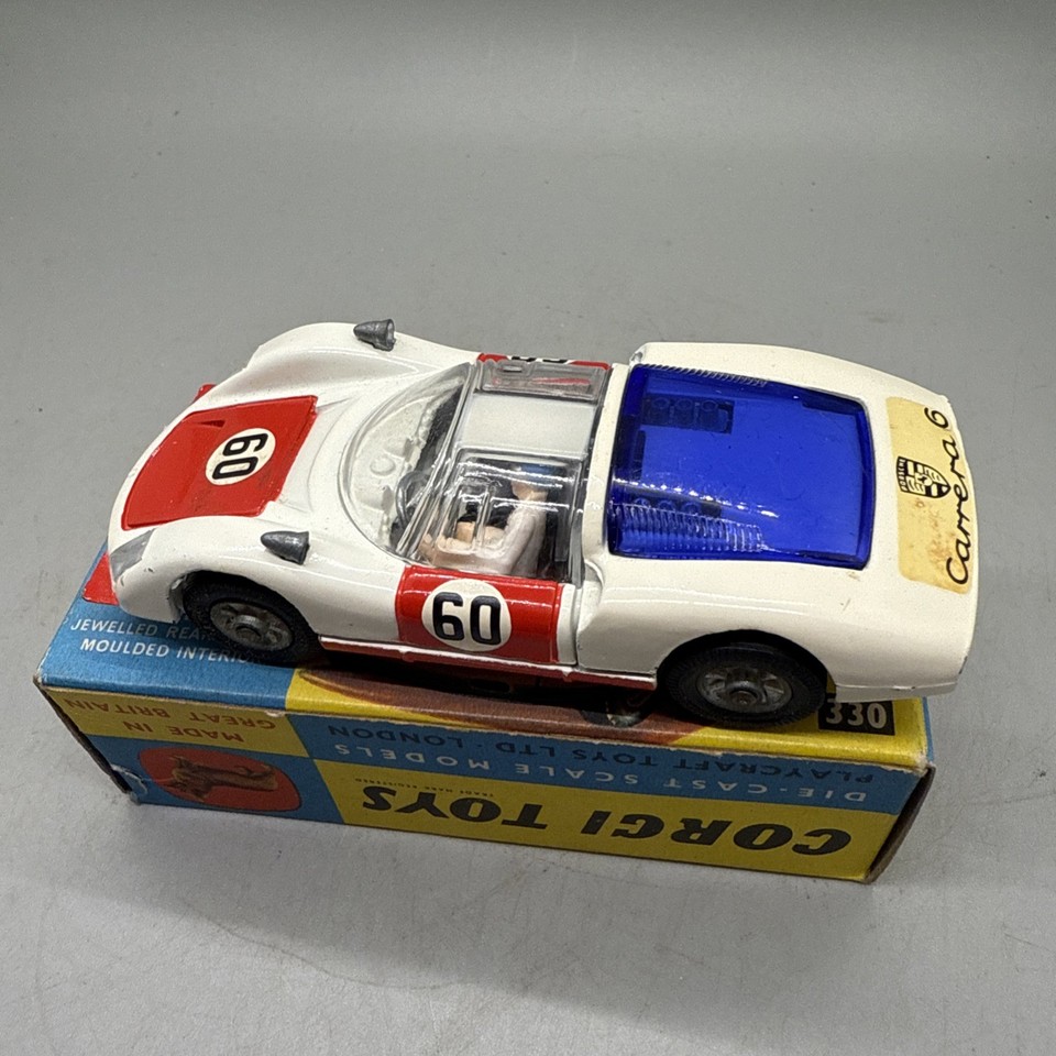 ORIGINAL BOXED VINTAGE 1960's CORGI no. 330 PORSCHE CARRERA 6 CAR | eBay
