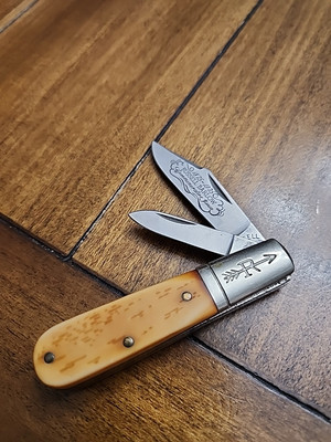 Russell Barlow With Synthetic Handles 2 Blade Commemorative Issue JW ...