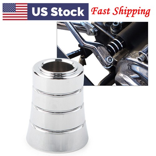 Chrome Heel Shift Shifter Eliminator Shaft Cap For Harley Freewheeler ...