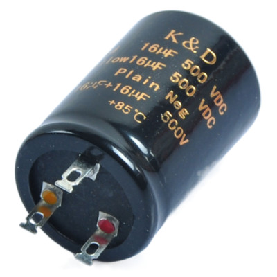 1pc 500V 16+16uf Electrolytic Can Capacitor F Audio Guitar Tube HI-FI ...